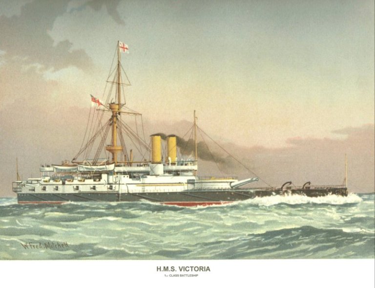 Throwback Thursday: The Sinking Of HMS Victoria 1893 « Cosmic-Observation